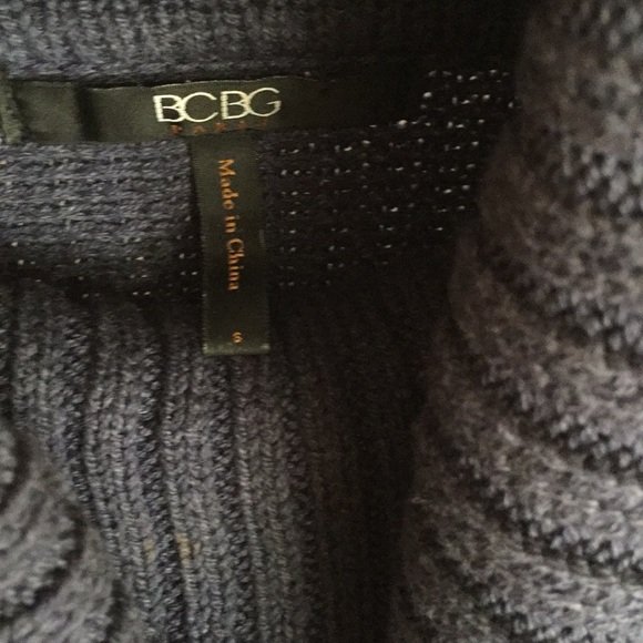 BCBG Paris | Sweaters | Bcbg Paris Sweater Cowl Neck Dusty Blue Size S ...